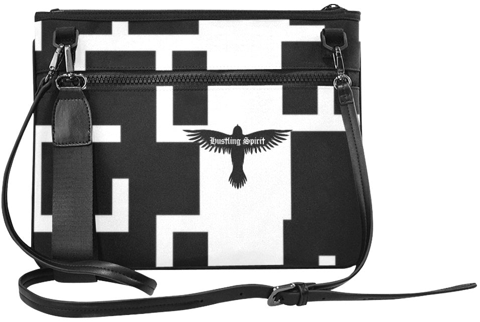 Footsteps Maze BW Slim Clutch Bag – HustlingSpirit